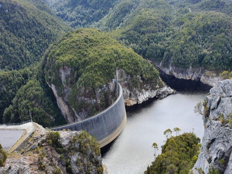 From Hobart: Gordon Dam and Lake Pedder Wilderness Day Tour - Driving through Farmlands and Eucalyptus Forests
