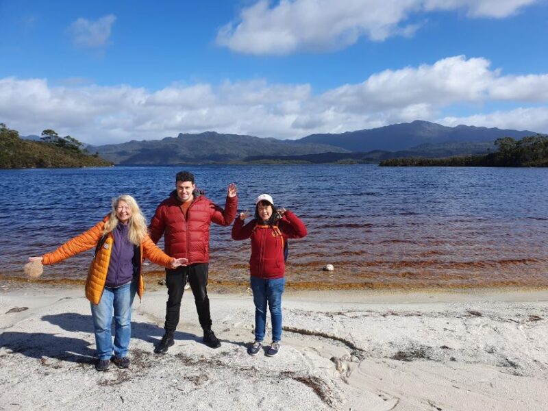 From Hobart: Gordon Dam and Lake Pedder Wilderness Day Tour - Views of Steep Mountains and Lake Pedder