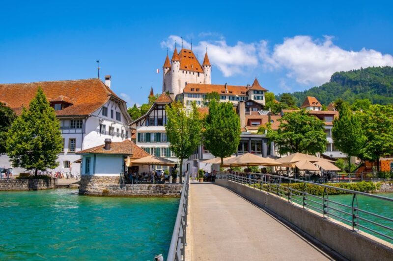 From Interlaken: Beatus Caves, Blue Lake and Lake Thun Tour - The Sigriswil Suspension Bridge: A Thrilling Walk