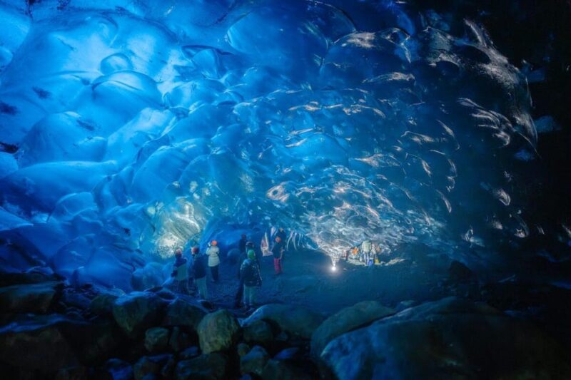 From Jökulsárlón: Crystal Ice Cave Vatnajökull Glacier Tour - Entering the Ice Cave: The Highlight