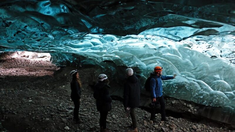 From Jökulsárlón: Crystal Ice Cave Vatnajökull Glacier Tour - The Downside? Crowds and Timing
