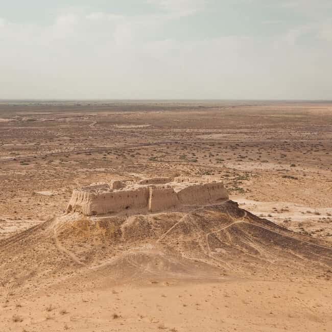 From Khiva to Three Old Castles (the Golden Ring of Khorezm) - Exploring the Ancient Fortresses: Toprak Kala, Ayaz Kala, and Kyzyl Kala