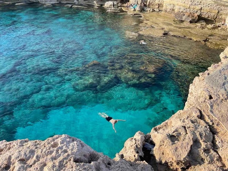 From Larnaca: Cape Greko Guided Tour with Transfers - Key Points