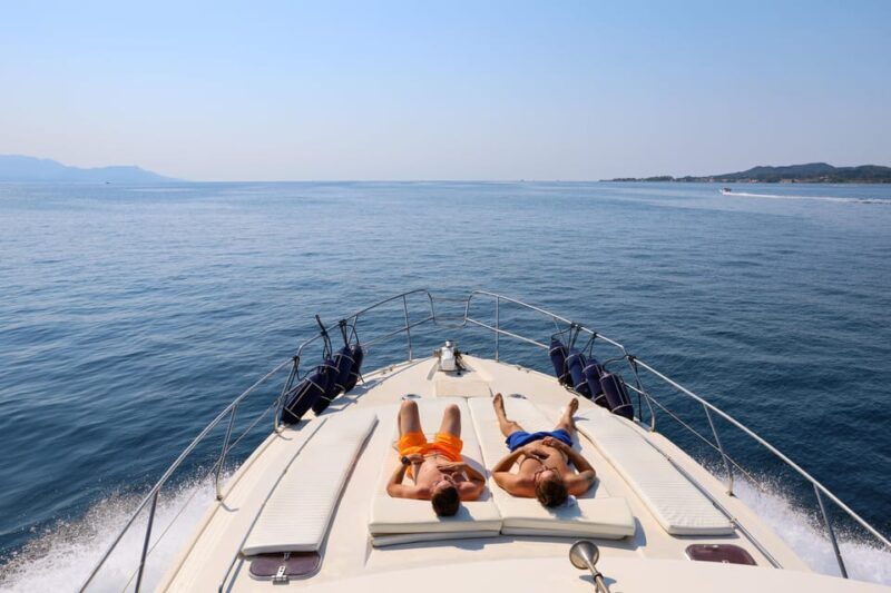From Lefkimmi: Luxury Yacht Cruise to Sivota and Blue Lagoon - An In-Depth Look at the Experience