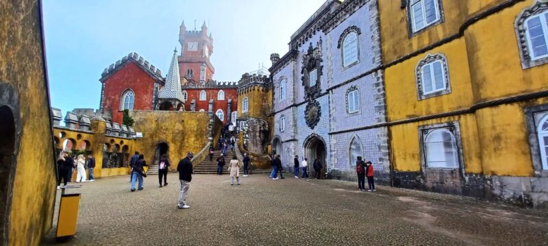 From Lisbon: Tour to Pena Palace, Sintra, and Cascais - Pena Palace: Colorful Romanticism