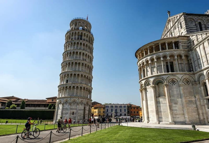 From Lucca to Pisa E-BIKE Tour + Pick-up & Drop-off by Van - Key Points