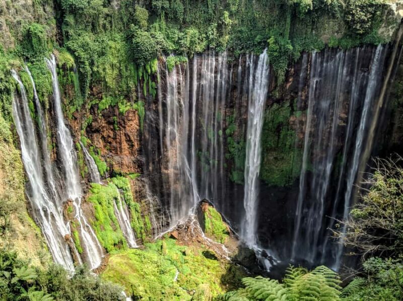 from malang : tumpak sewu waterfall with guide - Key Points