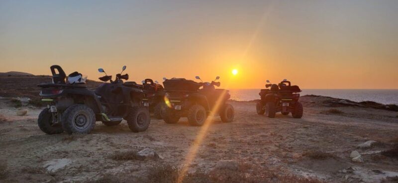 From Malta: Blue Lagoon and Gozo Tour w/Quads and Dinner - Witnessing the Gozitan Sunset