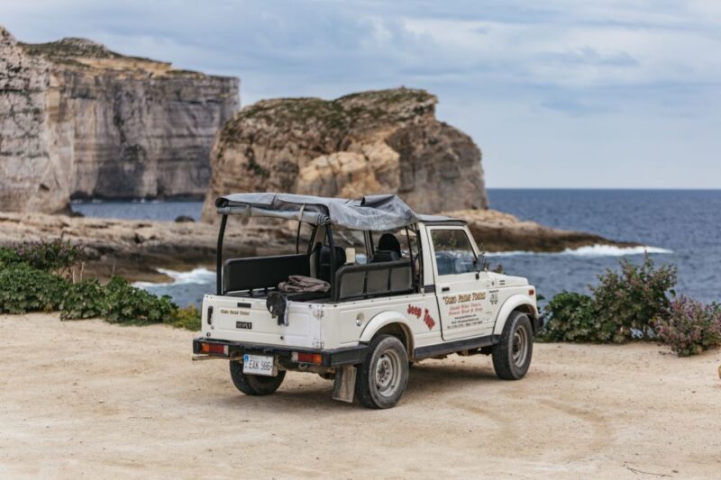 From Malta: Full-Day Gozo Jeep Tour with Lunch and Boat Ride - Key Points