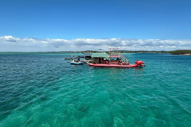 From Manila: Little Boracay Beach w/ Floating Bamboo Cottage - The Experience at Taal Volcano Ridge