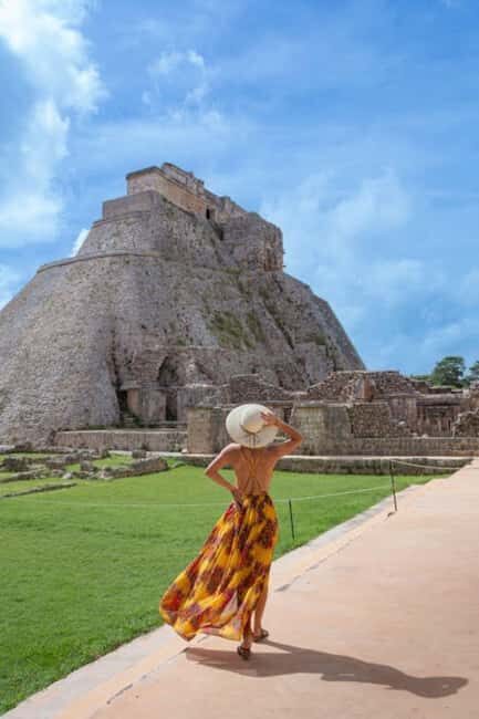 From Mérida:Uxmal and amazing cenotes guided tour with lunch - Swimming in the Cenotes: Natural Wonders beneath the Surface