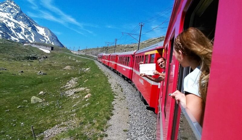 From Milan: Bernina Train, Swiss Alps & St. Moritz Day Trip - Key Points