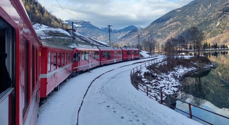 From Milan: Bernina Train, Swiss Alps & St. Moritz Day Trip - Top Natural Attractions Along the Route