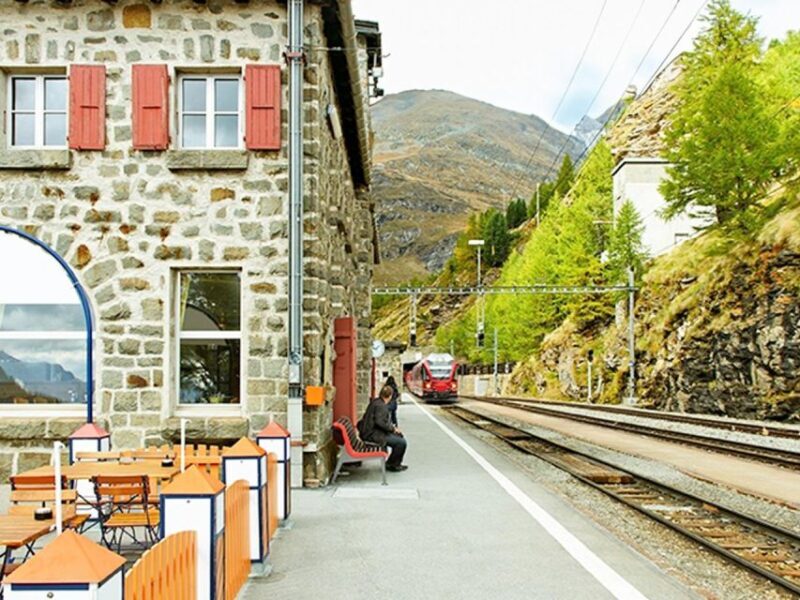 From Milan: St Moritz & Alps Day Trip with Bernina Red Train - The Bernina Red Train: An Engineering Marvel