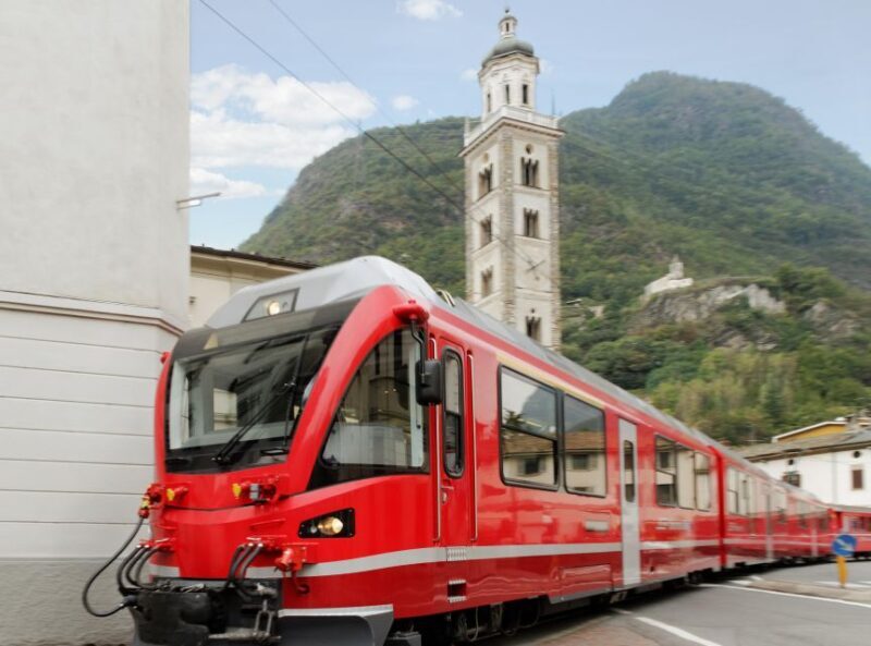 From Milan: St Moritz & Alps Day Trip with Bernina Red Train - Returning to Milan