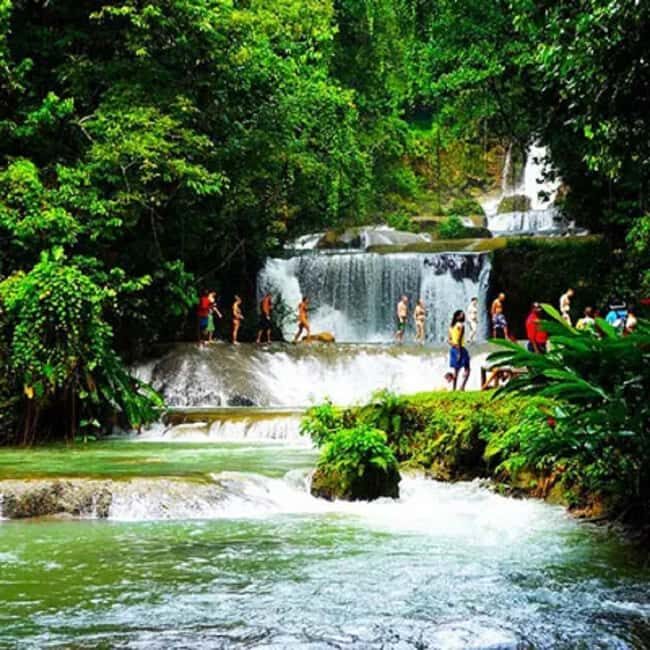 From Montego bay to YS Falls and the Pelican Bar - The Journey Begins: Pickup and Transportation