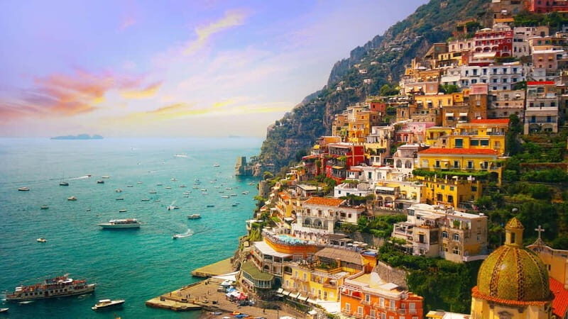 FROM NAPLES: Amalfi Coast Boat, stops in Amalfi and Positano - Key Points