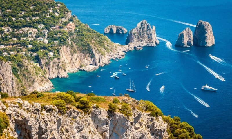 From Naples: Capri Boat Tour with Island Stop and Snorkeling - Key Points