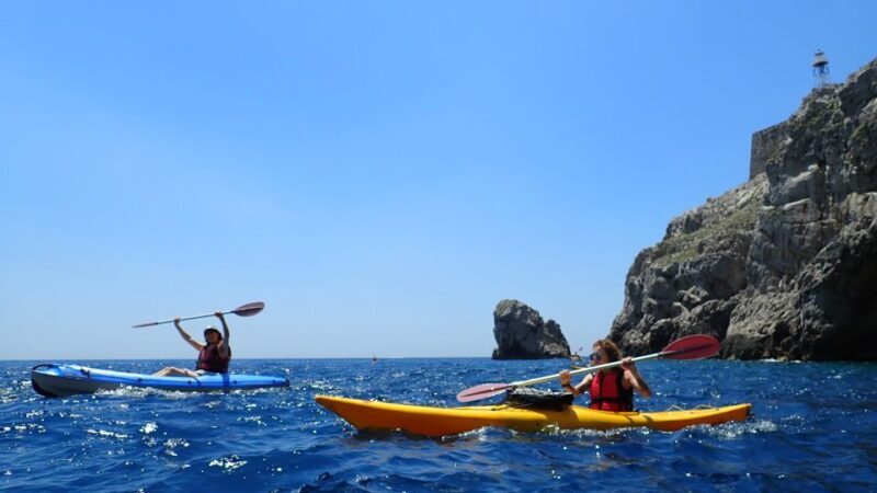 From Nerano: Kayaking Tour to the Bay of Leranto - Discovering the Amalfi Coast by Kayak