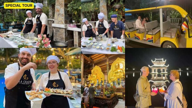 From Ninh Binh: Cooking Class & Bai Dinh Pagoda Night Tour - Guides and Personal Touch