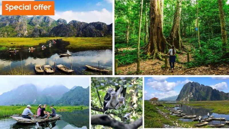 From Ninh Binh: Cuc Phuong - Van Long Reserve - Small Groups - Key Points