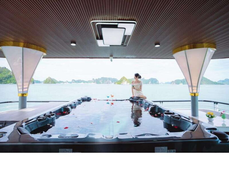 From Ninh Binh:Day Ha Long Bay Premium Cruise-Buffet&Jacuzzi - The Practicality and Luxury of a Full-Day Ha Long Bay Trip from Ninh Binh