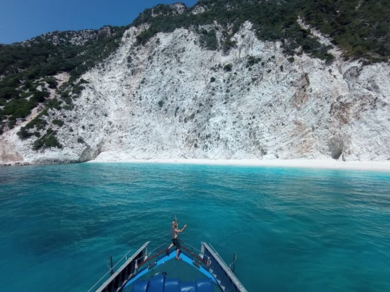 From Nydri: Boat to Kefalonia and Ithaki with Swim Stops - What to Expect on the Day