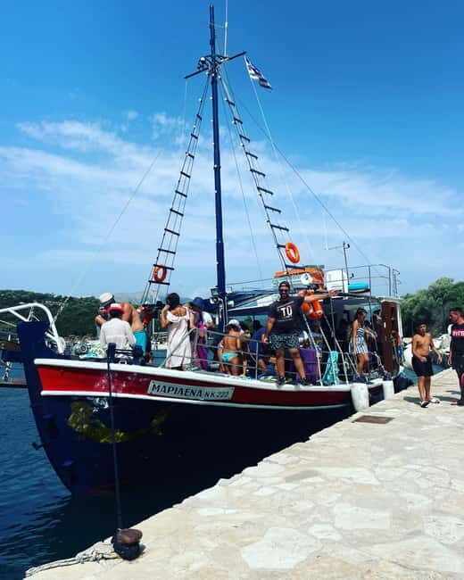 From Nydri: Island-Hopping Cruise with Beach BBQ Lunch - Key Points