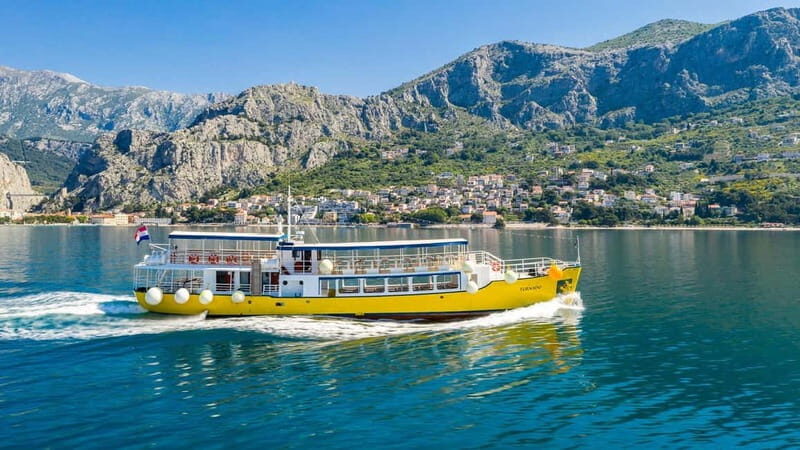 From Omi: Bol and Golden Horn Beach Boat Trip with Lunch - The Sum Up