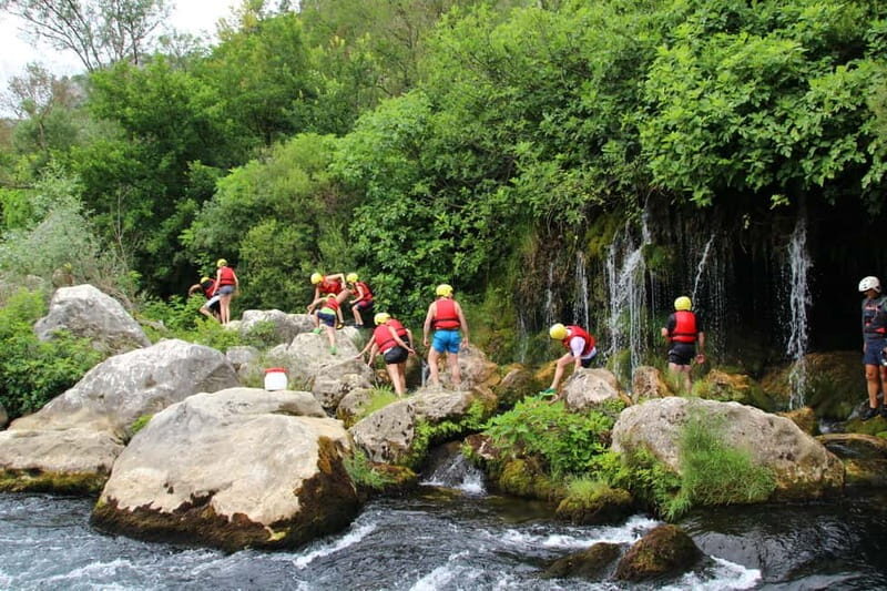 From Omi: Cetina River Rafting Trip with Underwater Cave - Food, Drinks, and Relaxation
