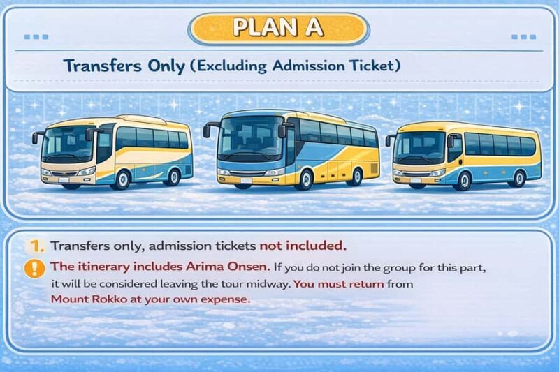 From Osaka: Rokko Mountain Snow Park & Arima Hot Springs - A Closer Look at the Itinerary and Experiences