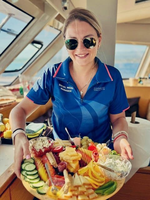 From Panormo: Private Sailing Catamaran Cruise with Lunch - Key Points