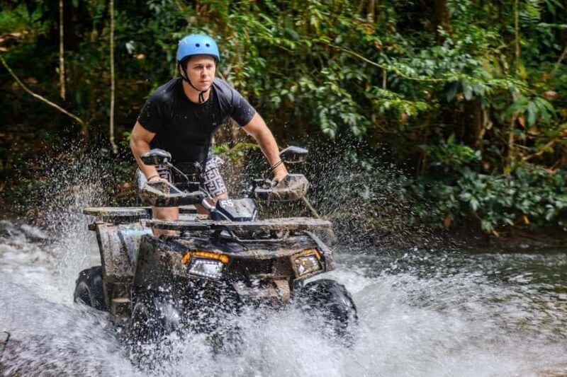 From Phuket: Khao Lak ATV, Zipline, Rafting & Wildlife Tour - Key Points