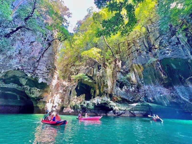 From Phuket: Phang Nga Bay 6-Islands canoeing by Speed boat - Key Points
