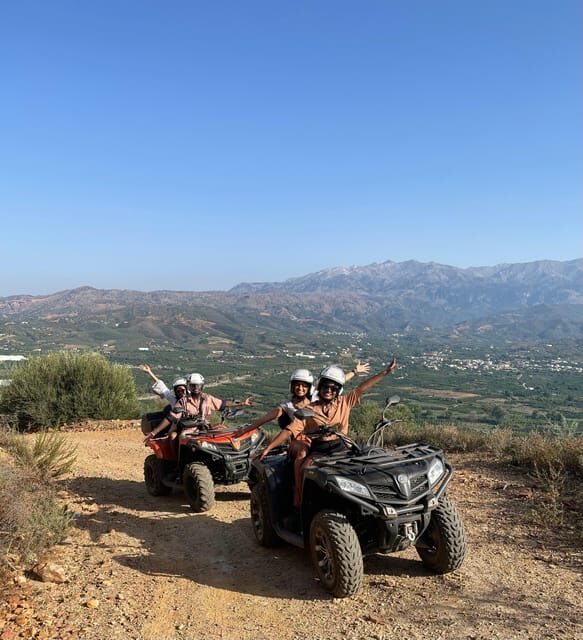From Platanias: Quad safari with Hotel transfer - Key Points