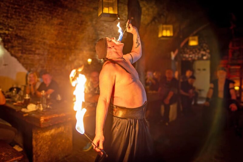 From Prague: Medieval Dinner, Show, Castle and Brewery - Key Points