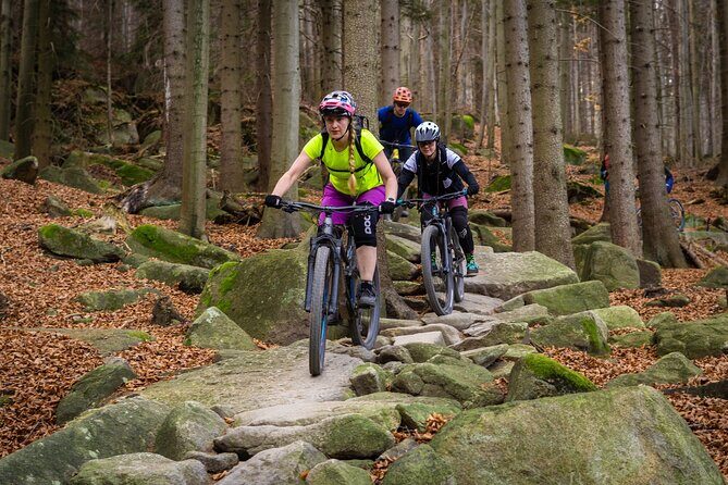 From Prague Mountain Biking Full Day Trip to The Karlstejn Castle - Key Points