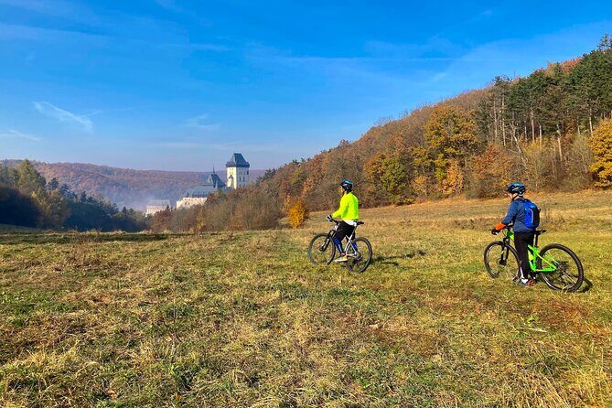 From Prague Mountain Biking Full Day Trip to The Karlstejn Castle - The Itinerary in Detail