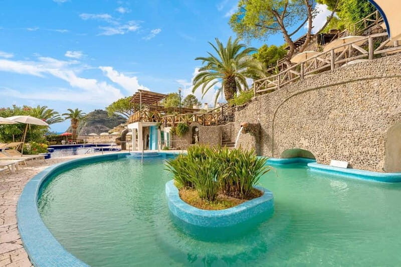 From Procida: Ischia Relax Thermal Park+ Visit to Sant Angelo+ Transfers - Key Points