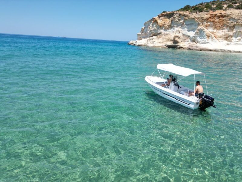 From Provatas Milos: Boat Rental to Kleftiko with Training - How to Make This Experience Work for You