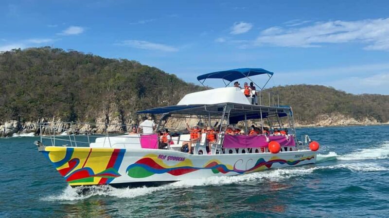 From Puerto Escondido: Huatulco 7 Bays Tour with Snorkeling - Key Points