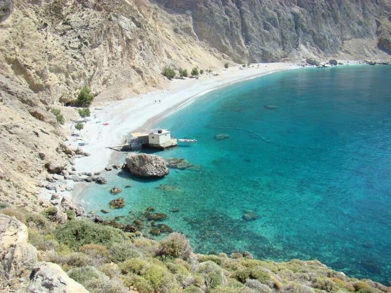 From Rethymno: Loutro & Glyka Nera with transfer by Boat - Key Points