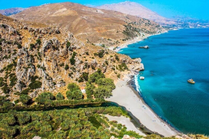 From Rethymno: Preveli Palm Beach and Kourtaliotiko Day Trip - Key Points