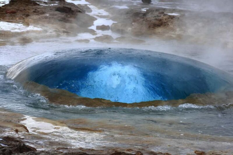 From Reykjavik: Golden Circle & Blue Lagoon Private Day Tour - Kerid Crater: Unique Volcanic Landscape