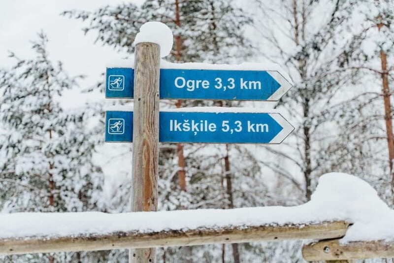 From Riga: Cross-country skiing and beating heart memorial - An Authentic Day in Latvia’s Blue Mountains