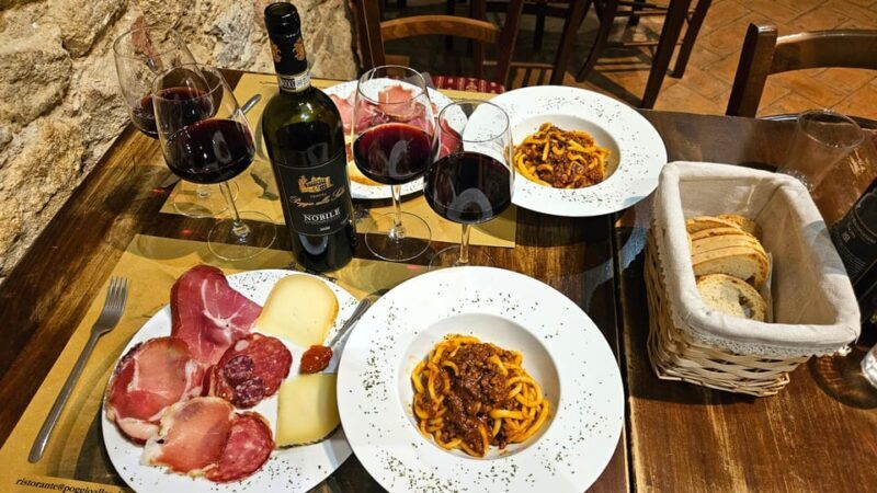 From Rome: Tuscany, Montepulciano Tour with Wine & Lunch - Key Points