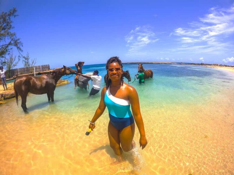 From Runaway Bay: Horseback Ride and Swim Countryside Tour - Key Points