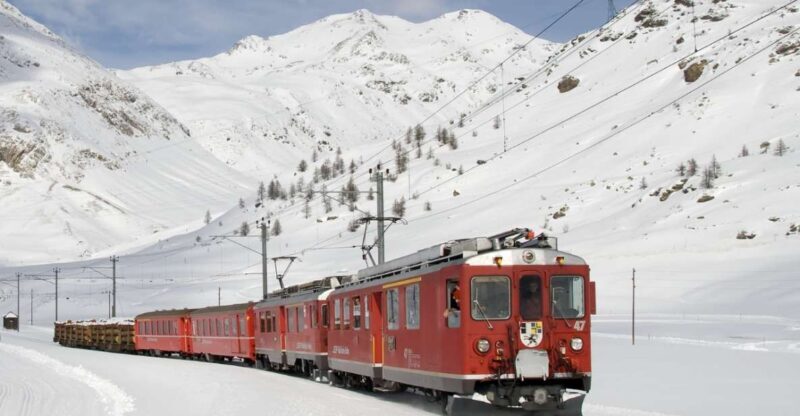 From Saint Moritz: Bernina Red Train with Winery Tasting - The Itinerary in Detail