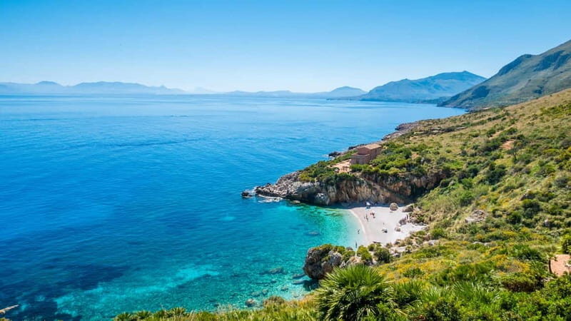 From San Vito Lo Capo: Zingaro Reserve and Scopello w/ Lunch - An Engaging Introduction to Sicily’s Coastline by Boat