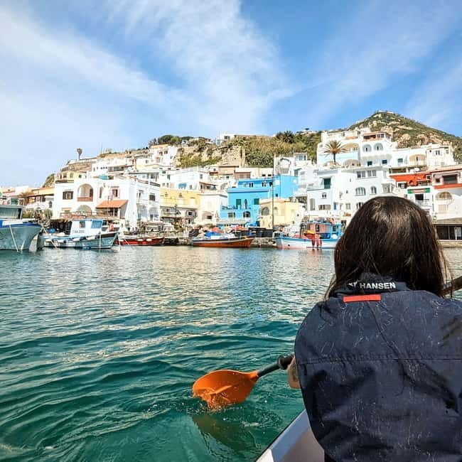 From Sant'Angelo: Ischia Kayak Tour with Italian Aperitif - Key Points